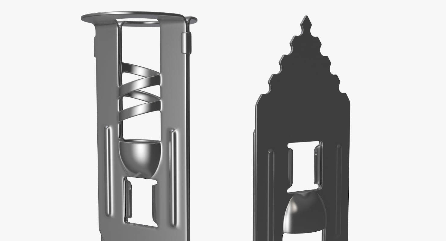 steel dowel 3D model | CGTrader