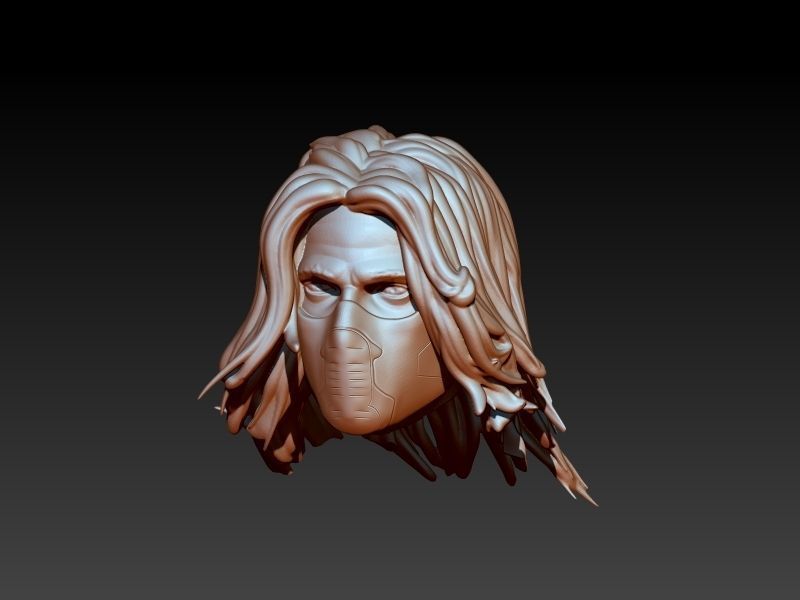 Winter Soldier Marvel 3D model 3D printable | CGTrader
