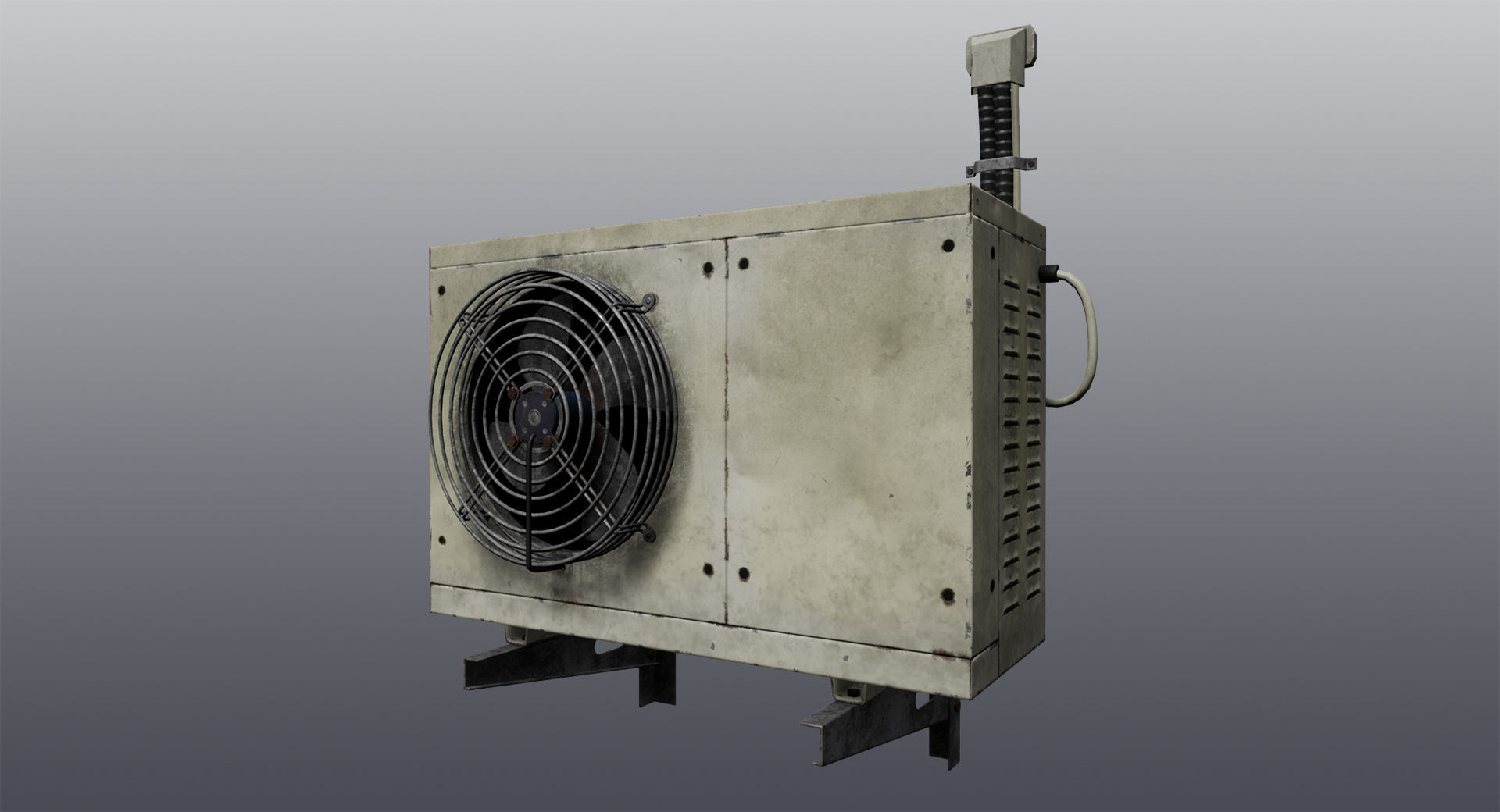 3D model Old air conditioning condenser unit VR / AR / low-poly | CGTrader
