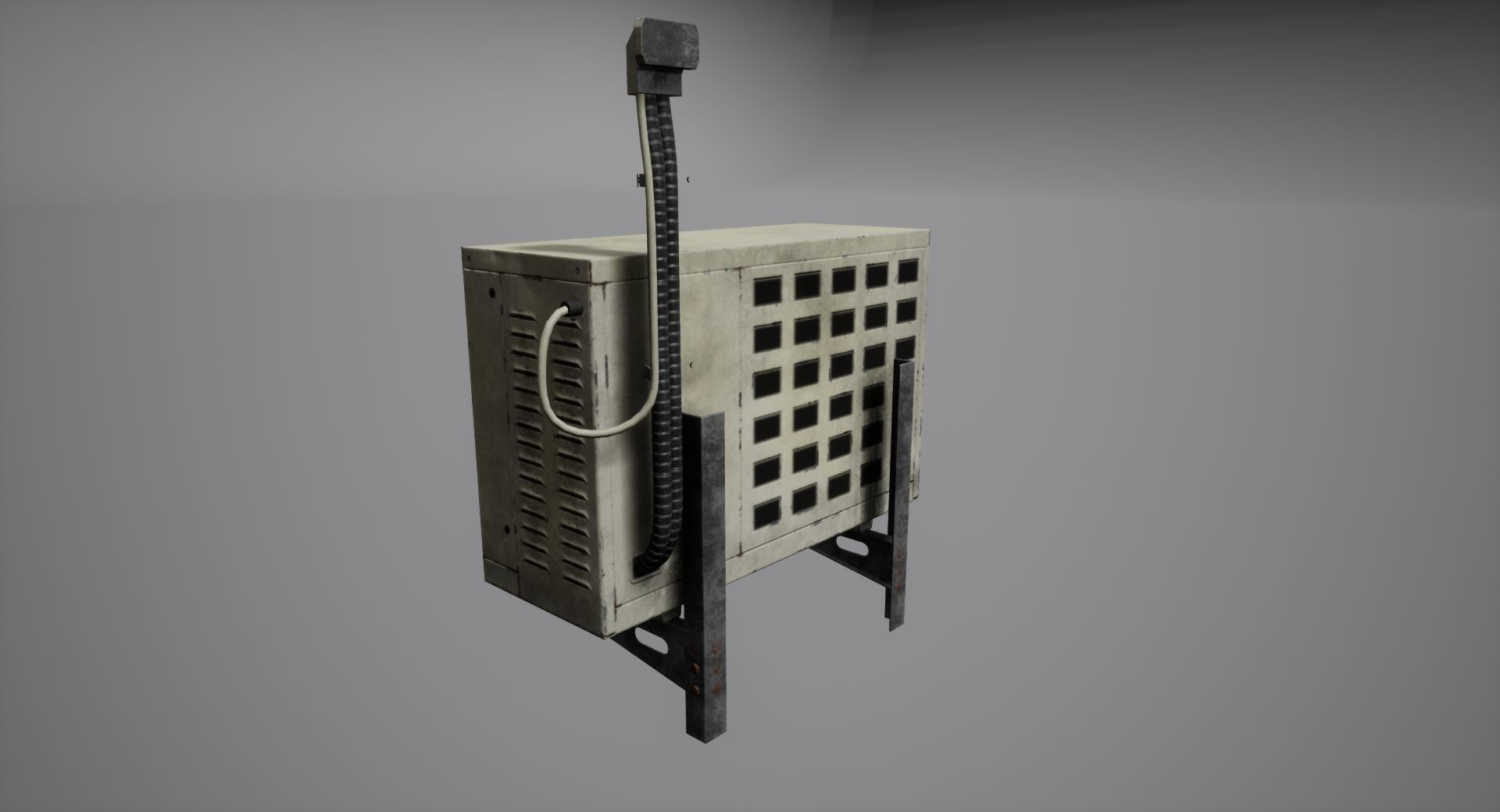 3D model Old air conditioning condenser unit VR / AR / low-poly | CGTrader