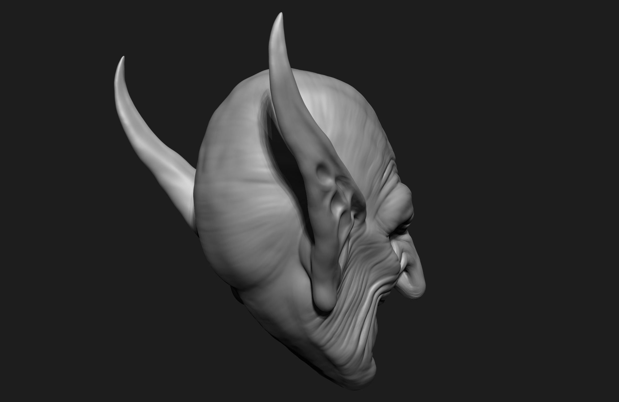 orc head 3d model 3D model | CGTrader