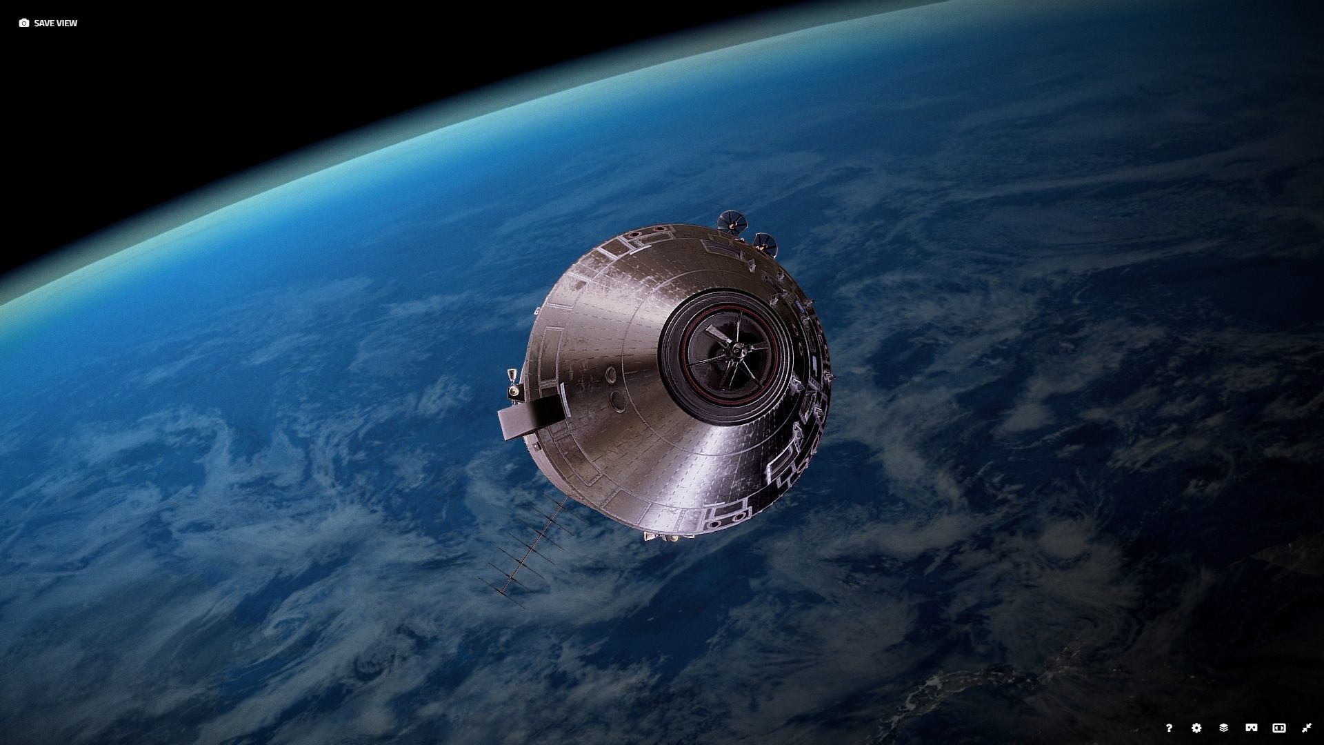 3D model Apollo command and service module VR / AR / low-poly | CGTrader