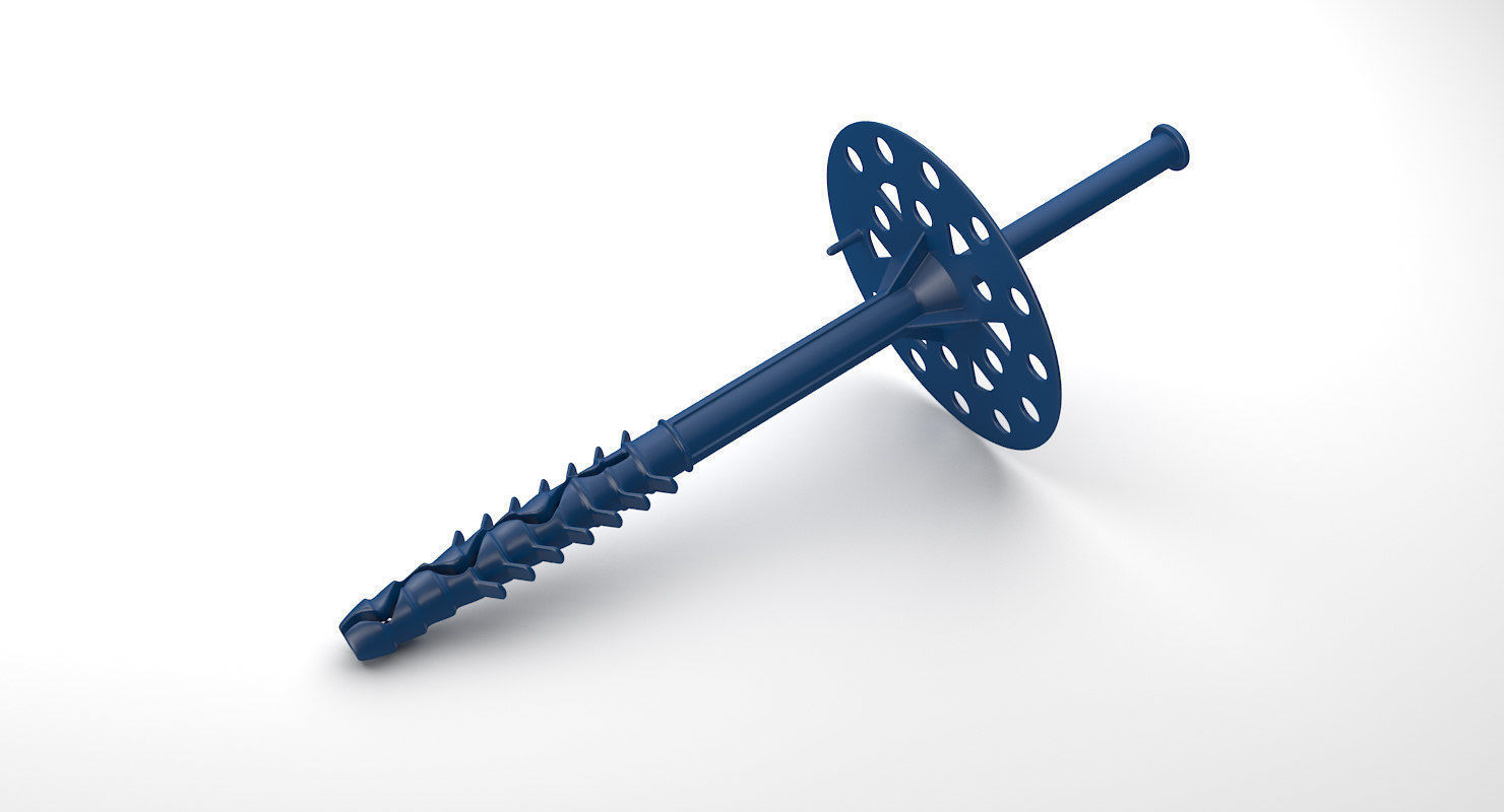 plastic dowel 3D model | CGTrader