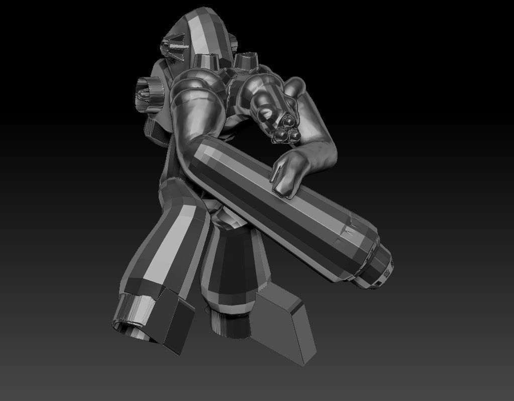 Hovering Mech Gunner free 3D model | CGTrader