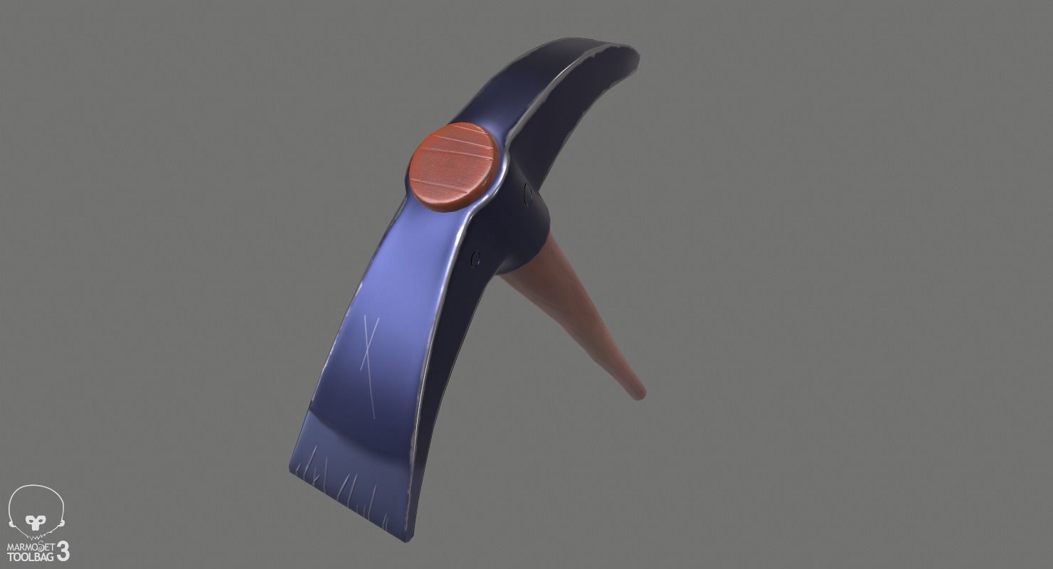 3D model Pickaxe Stylized VR / AR / low-poly | CGTrader