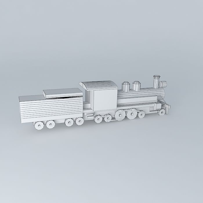 Old Train 3D model | CGTrader
