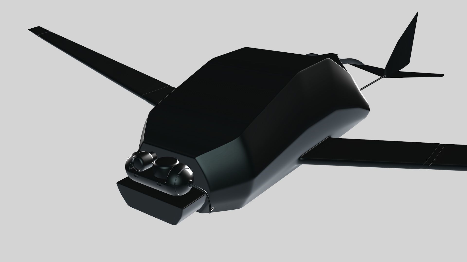 3D model UAV Military Drone 3d Model VR / AR / low-poly | CGTrader