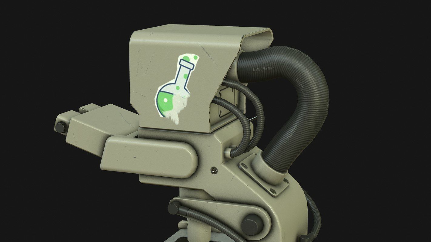 3D model Sci-Fi Microscope VR / AR / low-poly | CGTrader