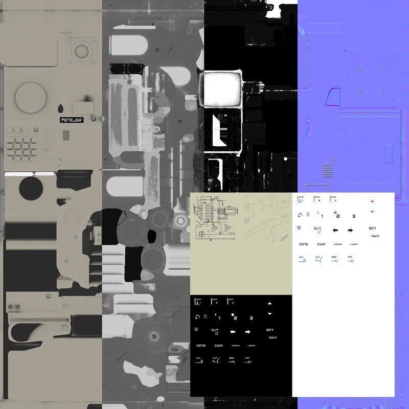3D model Sci-Fi Microscope VR / AR / low-poly | CGTrader