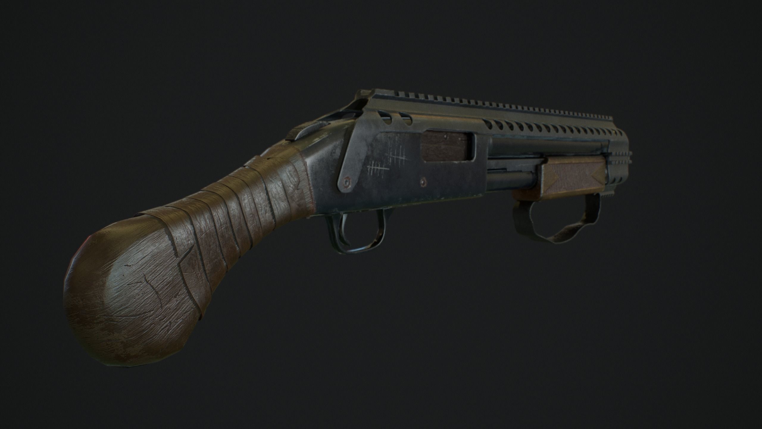 3D model Shotgun Mossberg Shockwave VR / AR / low-poly | CGTrader