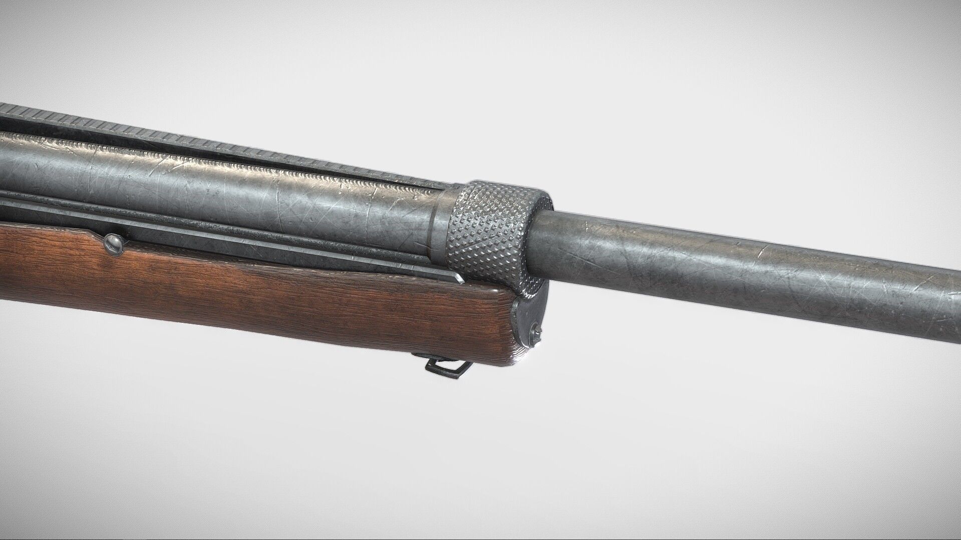 3D model Becker Revolving Shotgun VR / AR / low-poly rigged | CGTrader