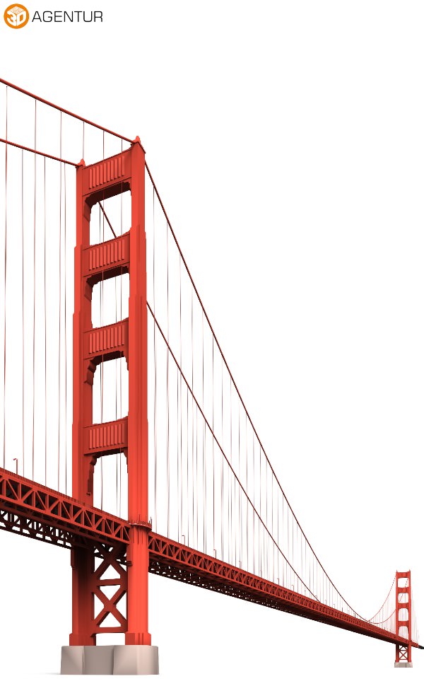 Golden Gate Bridge San Francisco - 3D Building Models 3D model | CGTrader