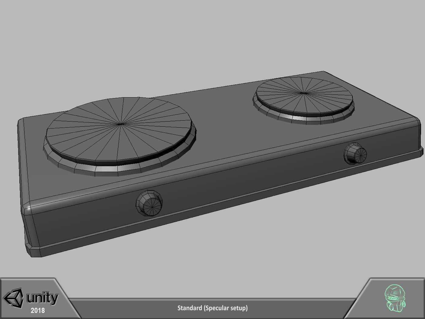 3D model Hot plate VR / AR / low-poly | CGTrader