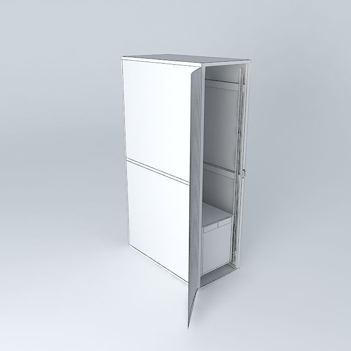 Huawei Cabinet with E9000 Server Hosting Platform free 3D model | CGTrader
