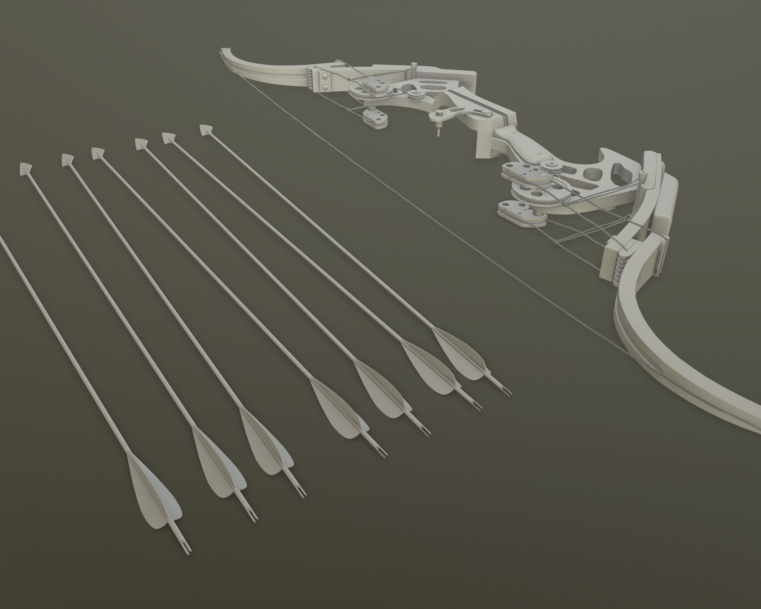 Oneida Kestrel - bow and arrow 3D model | CGTrader