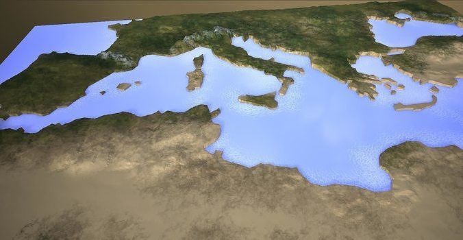 Europe Map 3D model | CGTrader