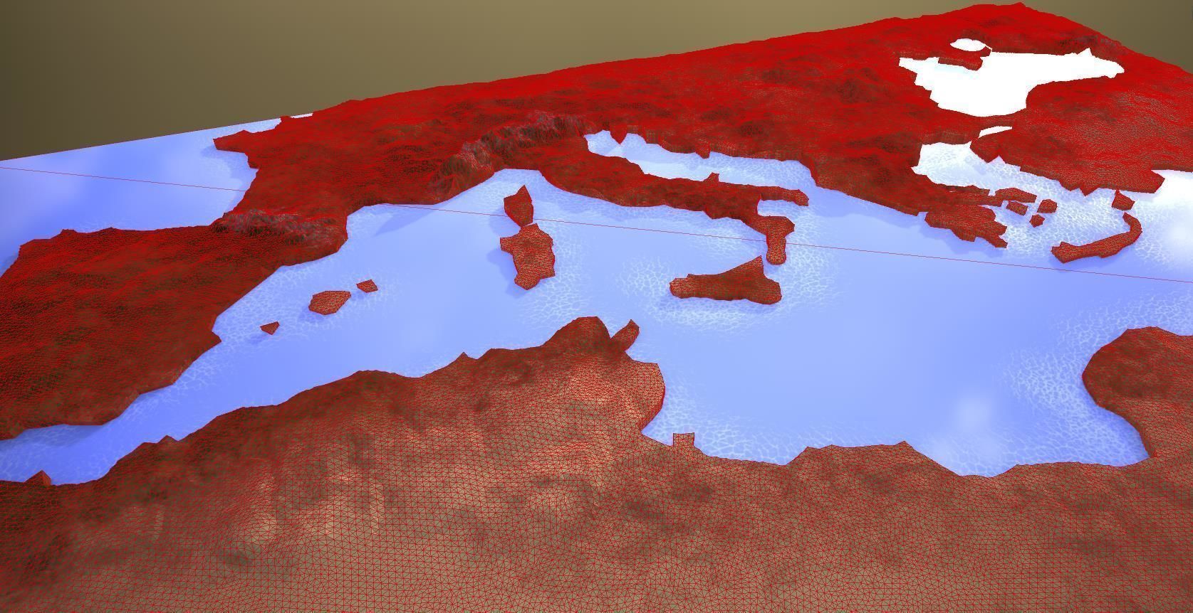 Europe Map 3D model | CGTrader