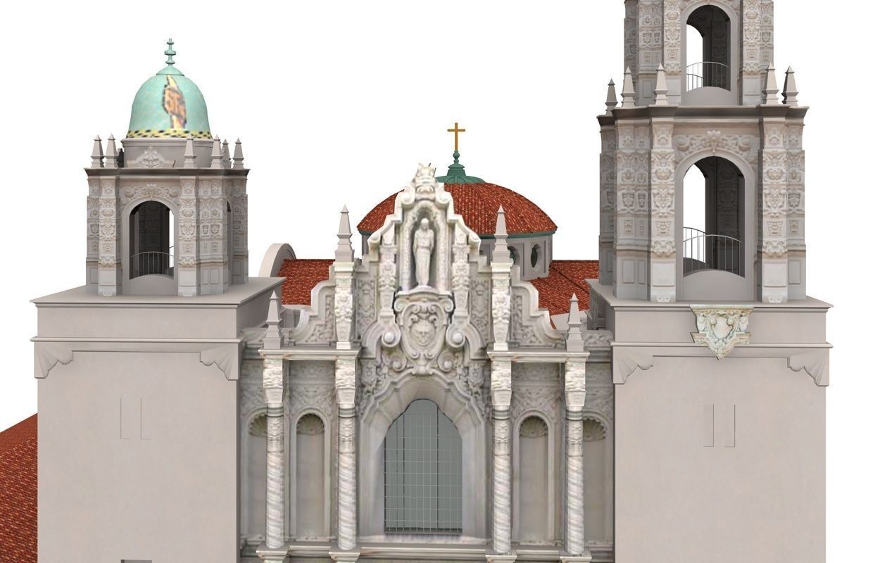 Mission San Francisco Asis 3D model | CGTrader