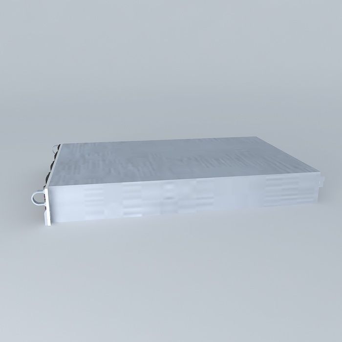 SuperMicro 12 x 1 Terrabyte drive 2u server 3D model | CGTrader