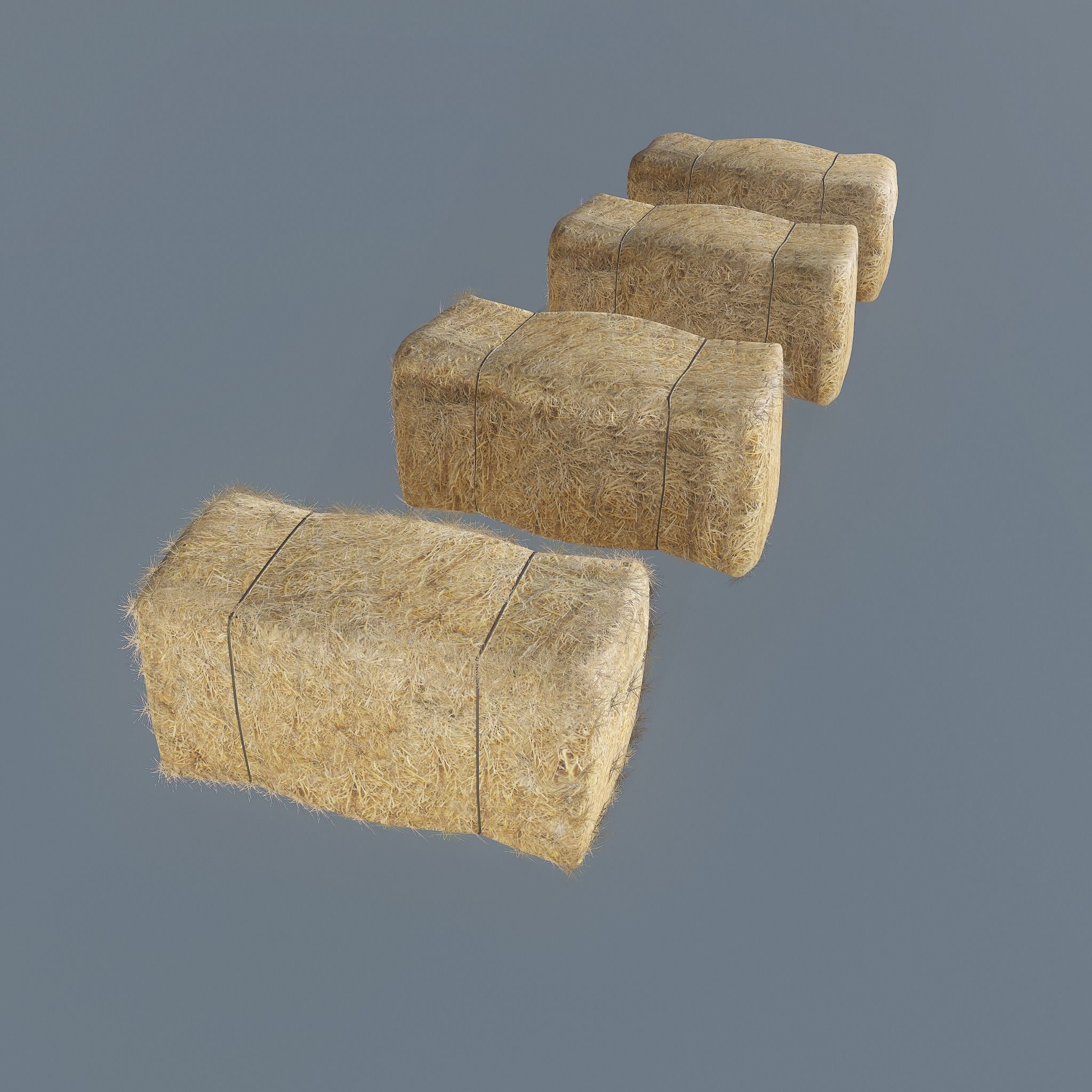 3D model Hay Bale VR / AR / low-poly | CGTrader