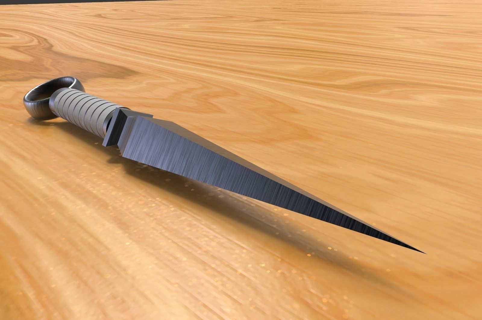3D model Kunai Dagger 3D Model VR / AR / low-poly | CGTrader