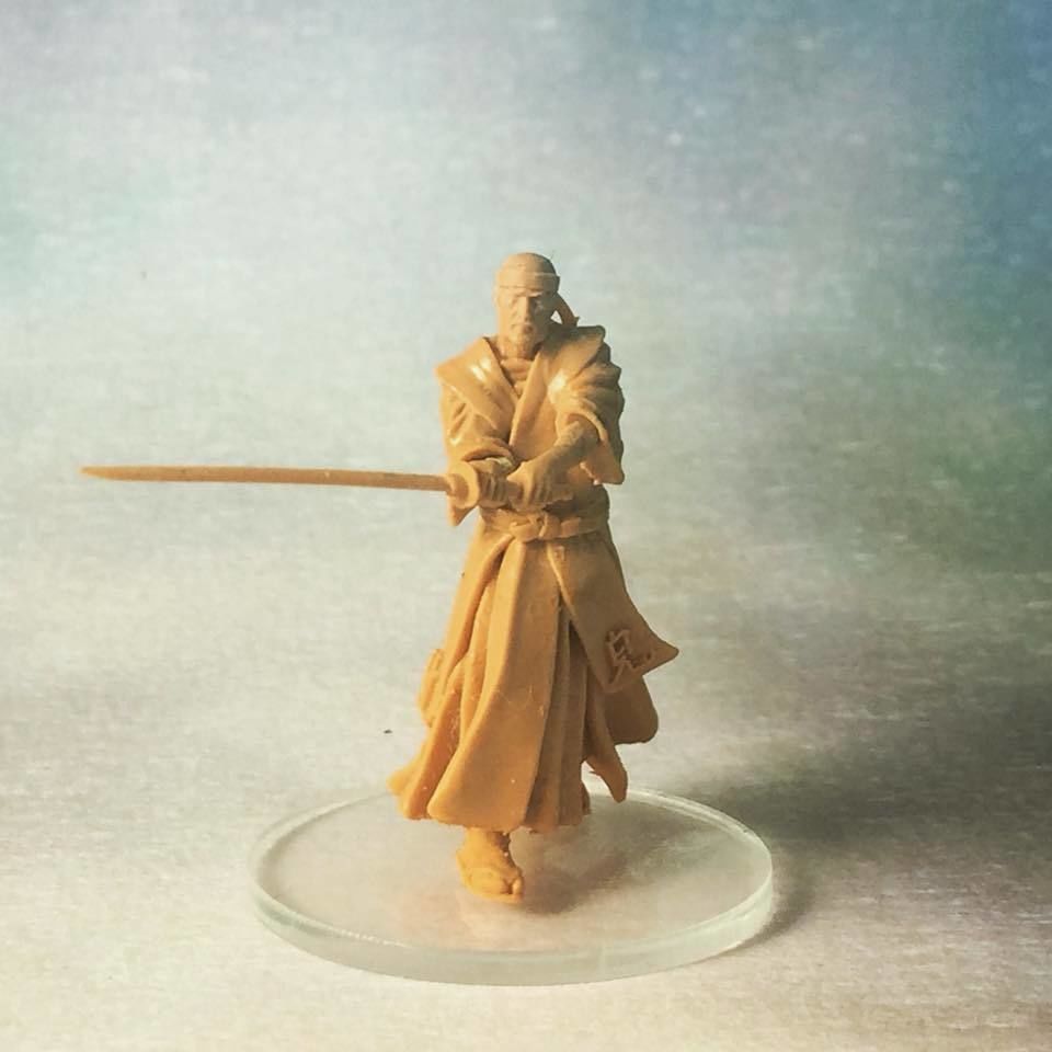 Samurai Sensei - Shiro 3D print model - 35mm scale 3D model 3D ...