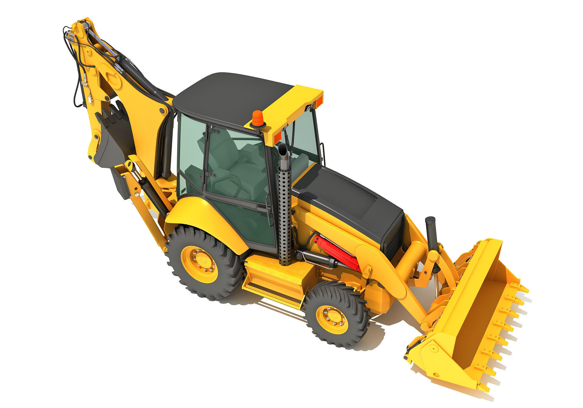 Backhoe Loader 3D Models 3D model | CGTrader