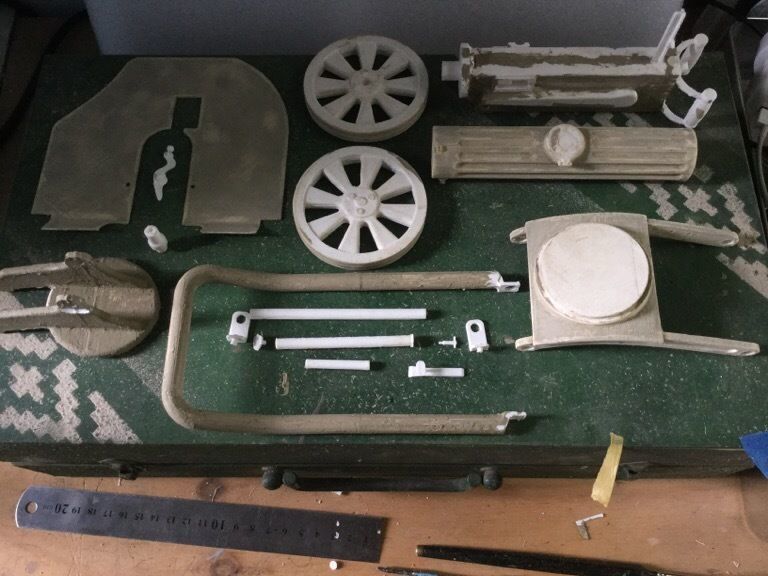 Maxim M1910 machine gun scale model 3D model 3D printable | CGTrader