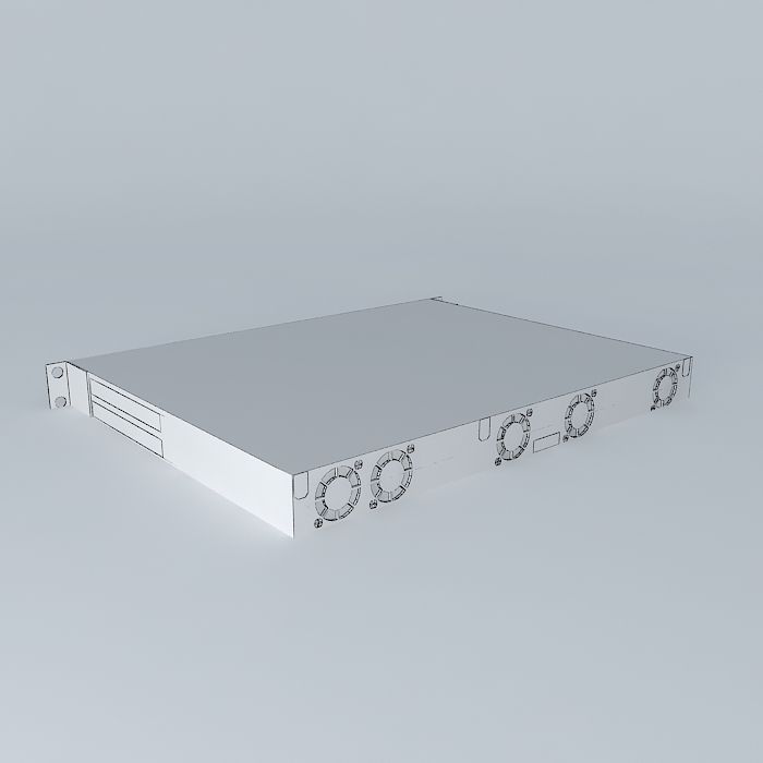 Cisco 7301 Router 3d Model Cgtrader
