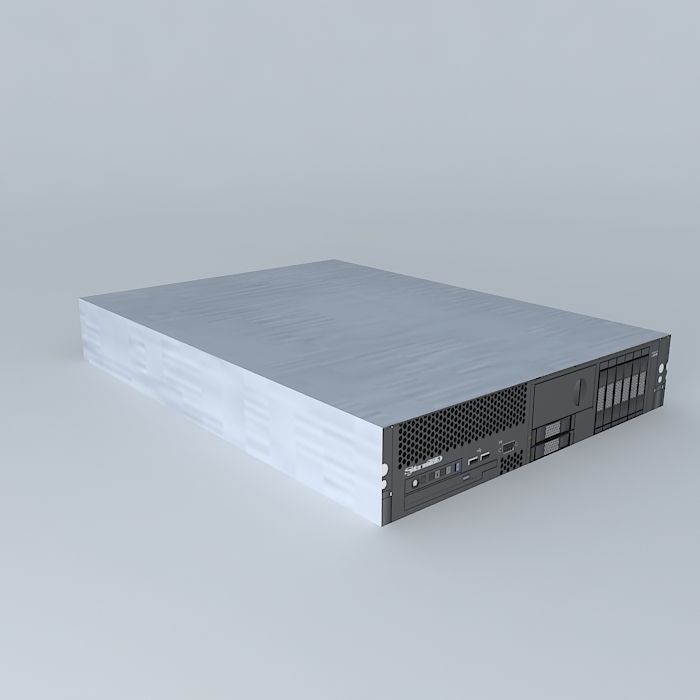 IBM 2u Rack Mount Server 3D model | CGTrader