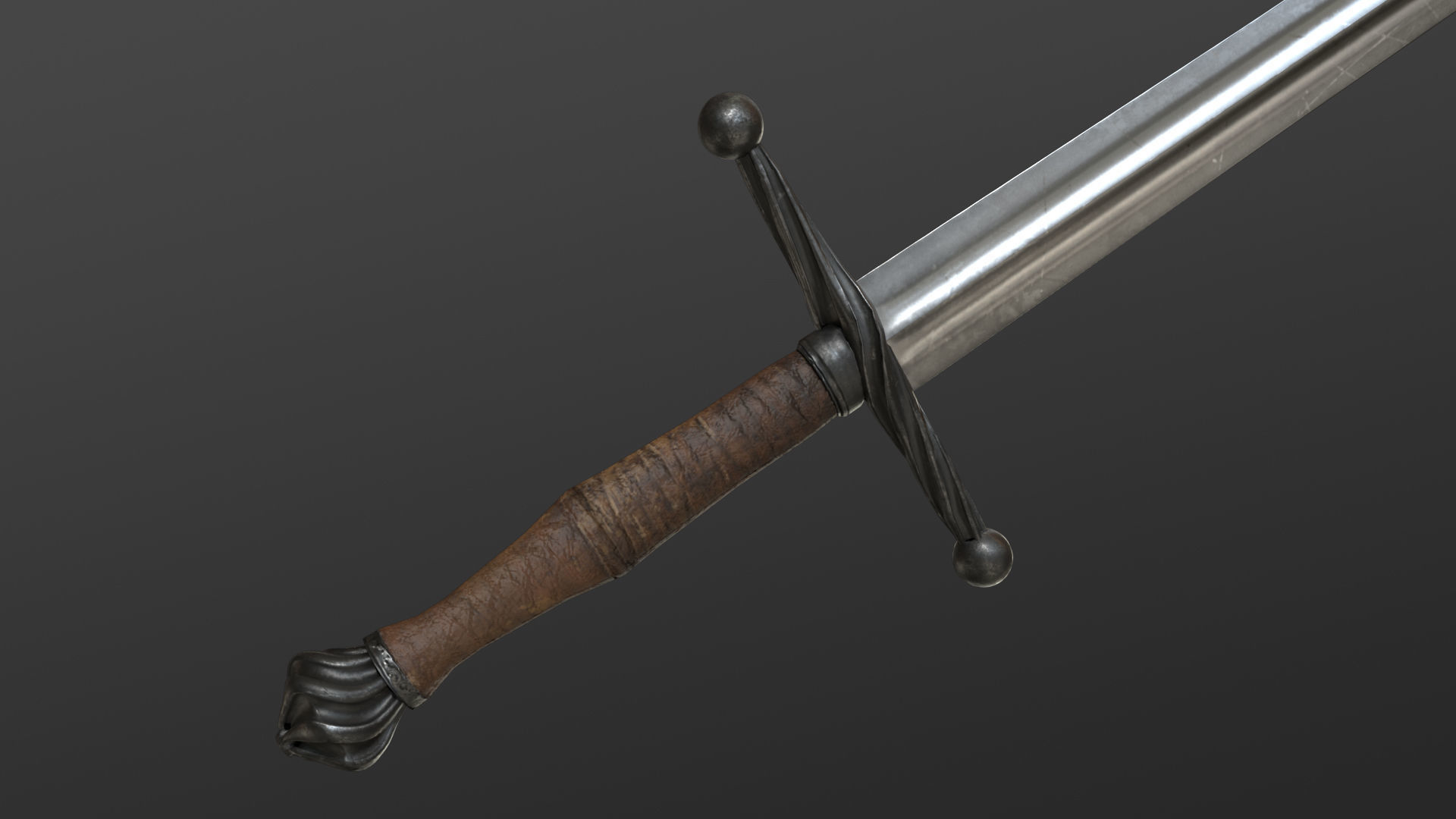 Realistic Medieval Sword free VR / AR / low-poly 3D model | CGTrader