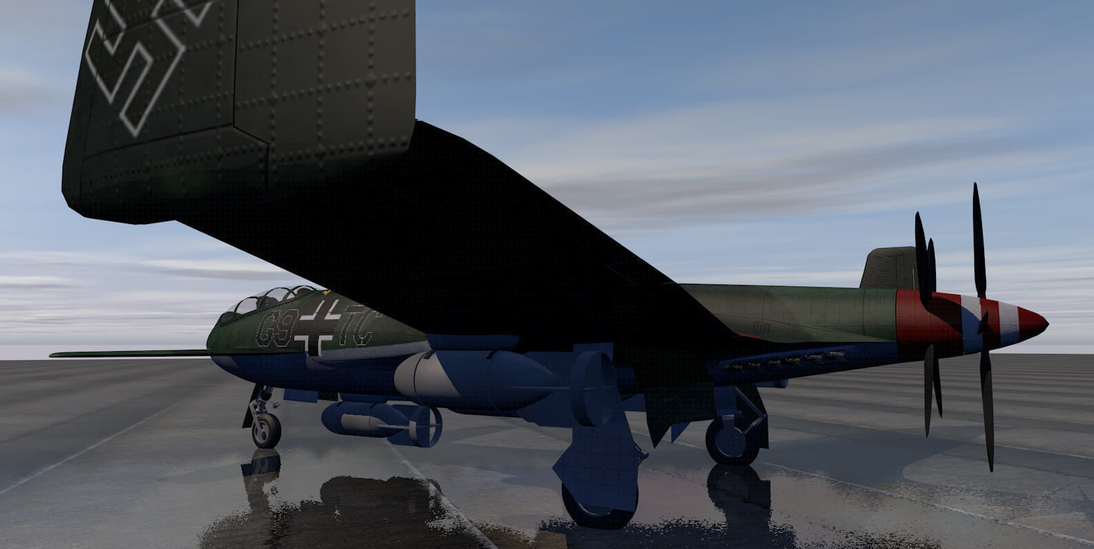 Henschel Hs-P-87 3D model | CGTrader