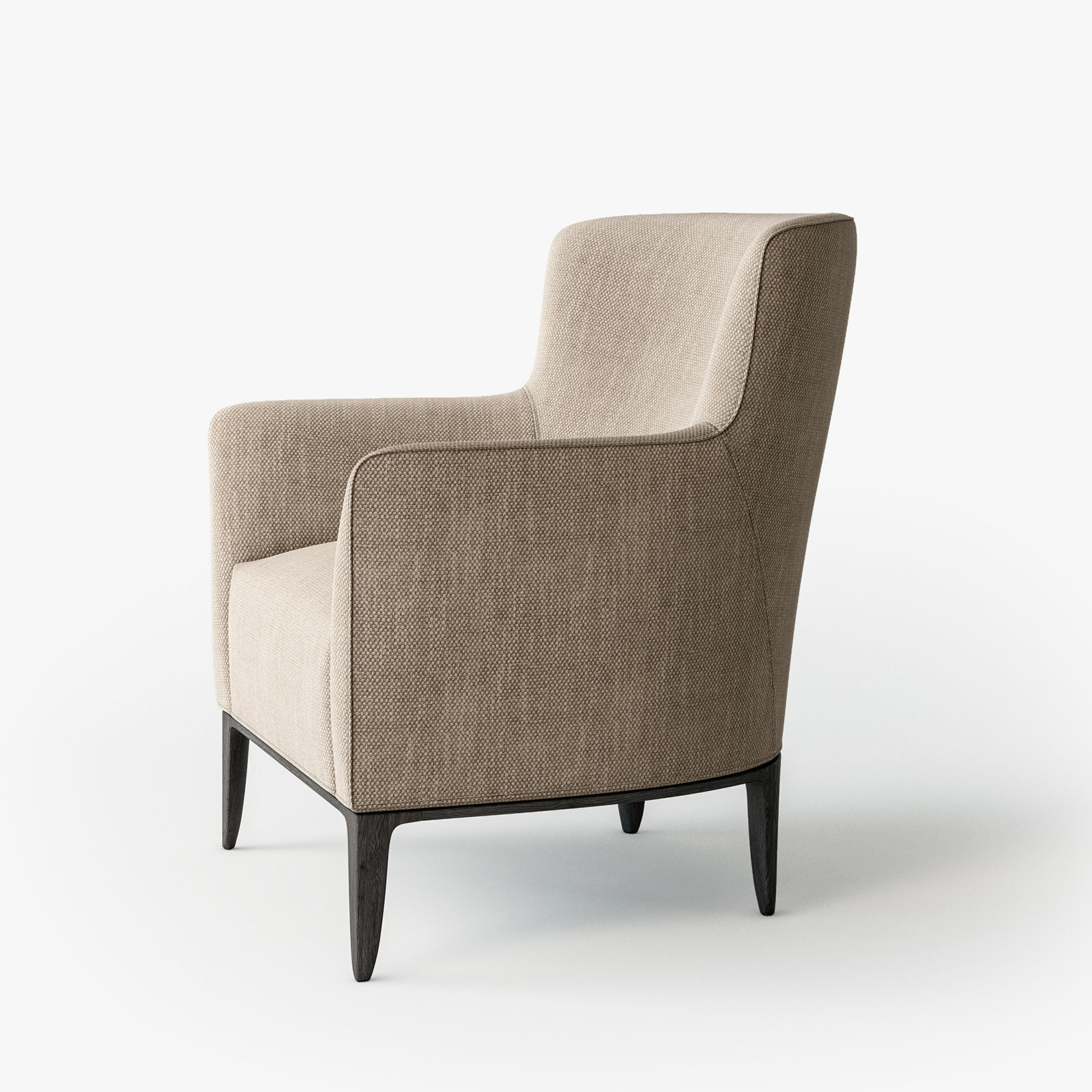 Poliform Gentleman armchair low 3D model | CGTrader