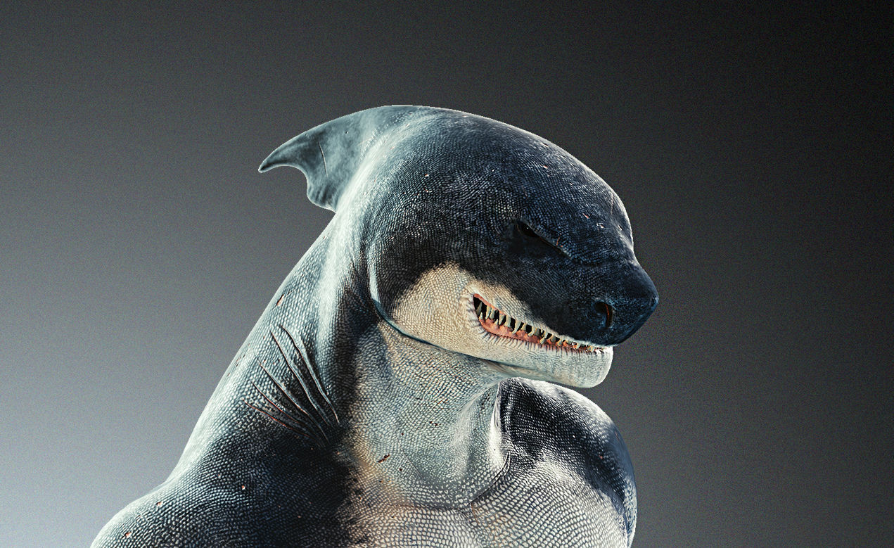 3D model Anthro Shark VR / AR / low-poly | CGTrader