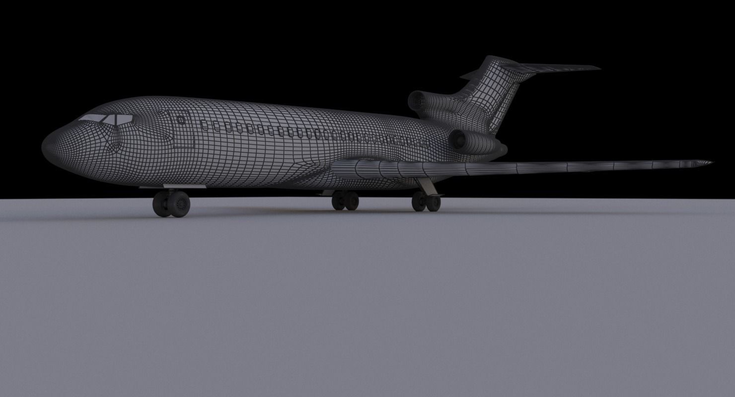 Boeing 727 3D model | CGTrader