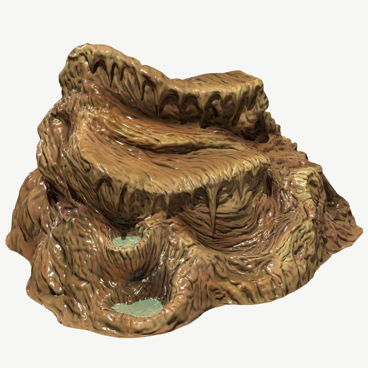 3D model Cave Stalagmites 05 VR / AR / low-poly | CGTrader