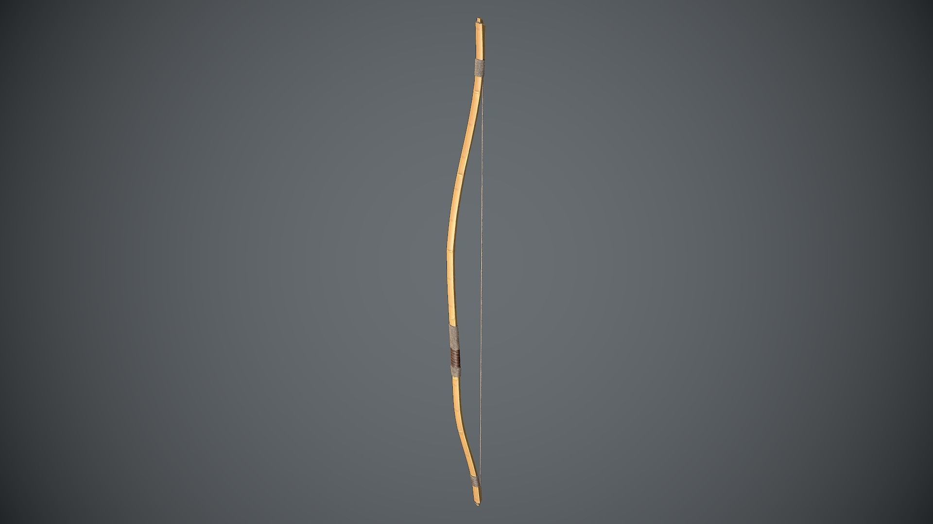 3D model Bow Japanese Yumi VR / AR / low-poly | CGTrader