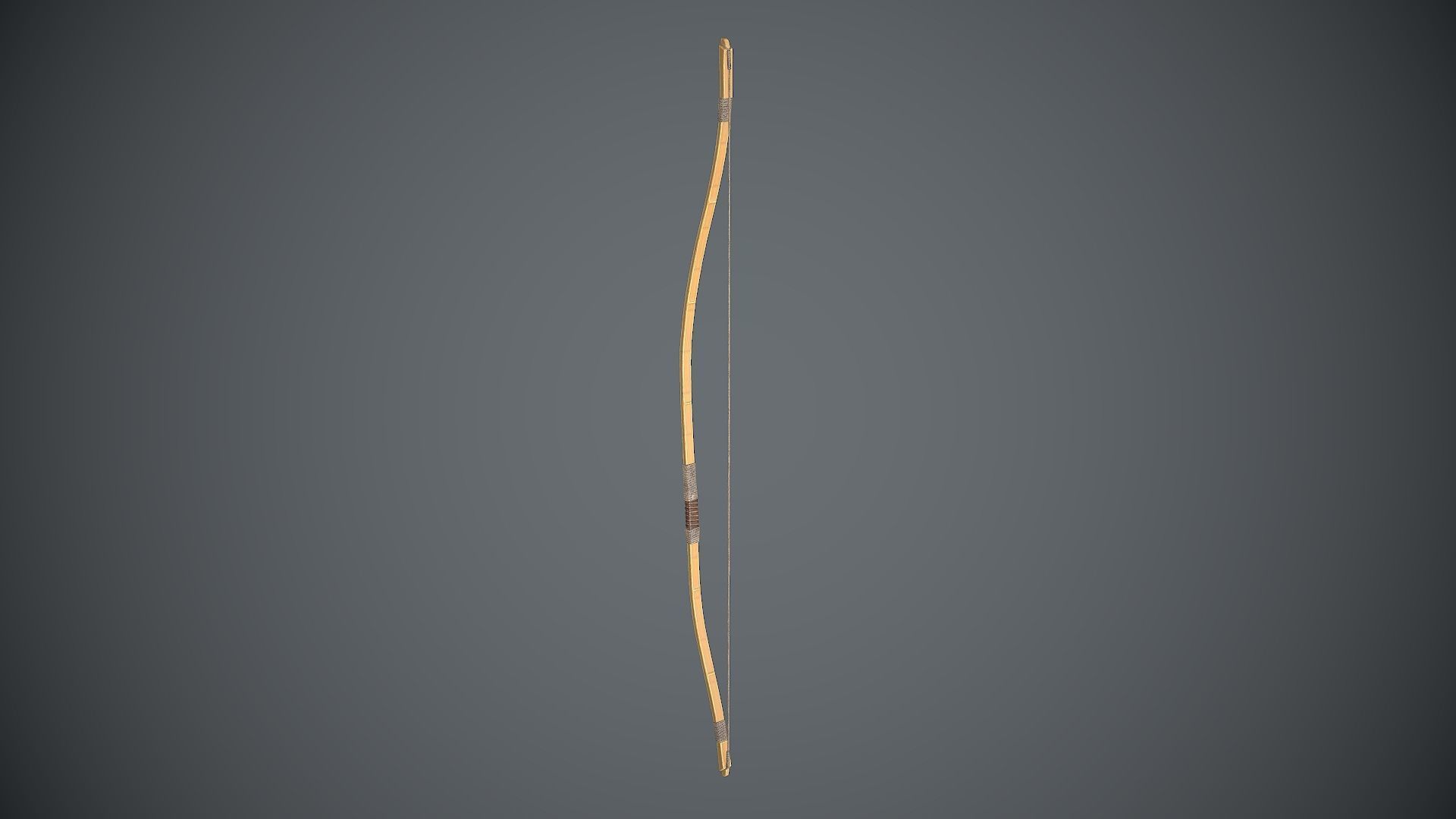3D model Bow Japanese Yumi VR / AR / low-poly | CGTrader
