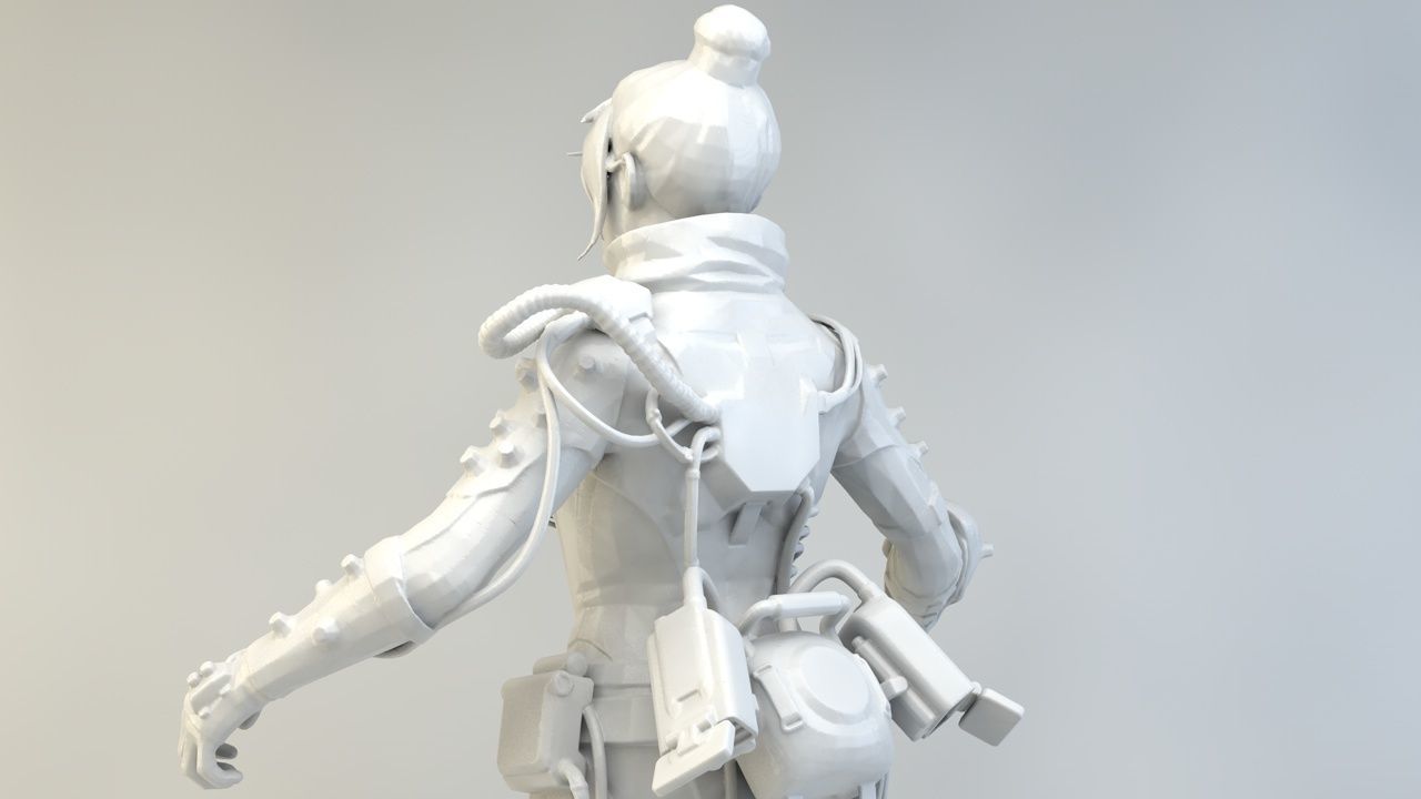 Quarantine 722 Wraith 3D Print only free 3D model 3D printable | CGTrader