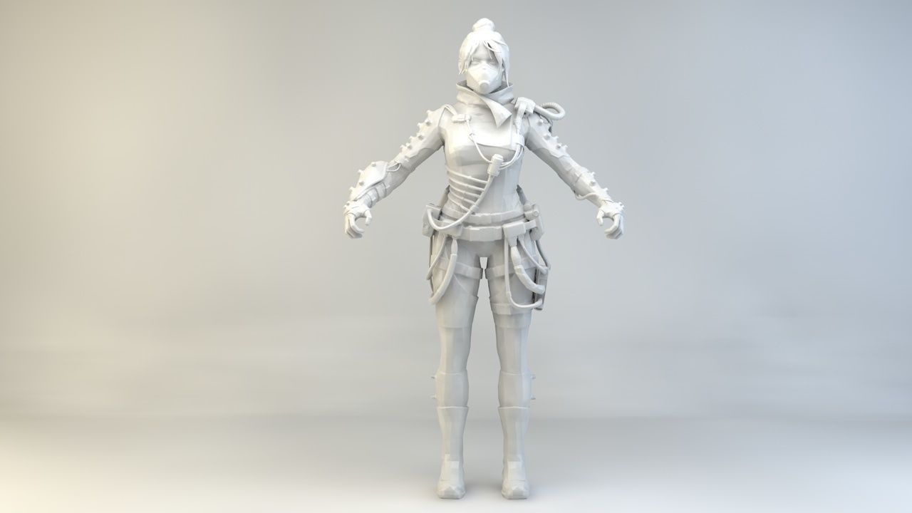 Quarantine 722 Wraith 3D Print only free 3D model 3D printable | CGTrader