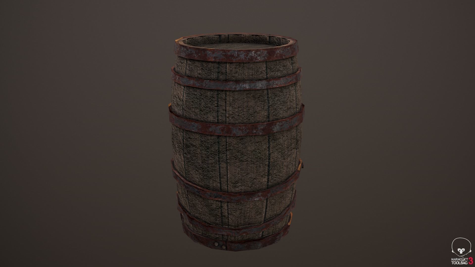 Medieval Wine Barrel Sample of The Dwarf Dungeon free VR / AR / low ...