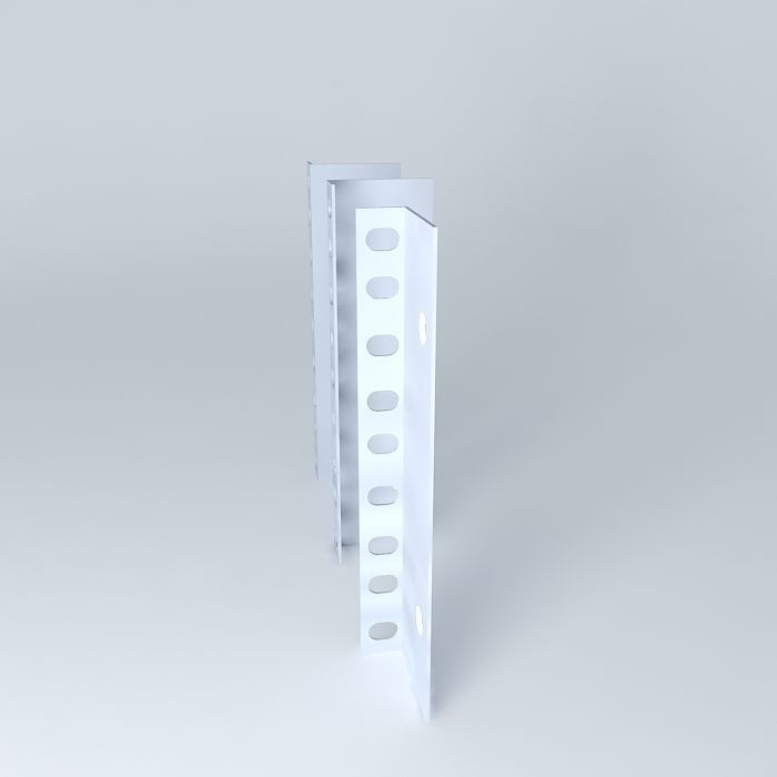 Rack Mount Kit Cisco 7206 %26 7204 XFR router 3D model | CGTrader