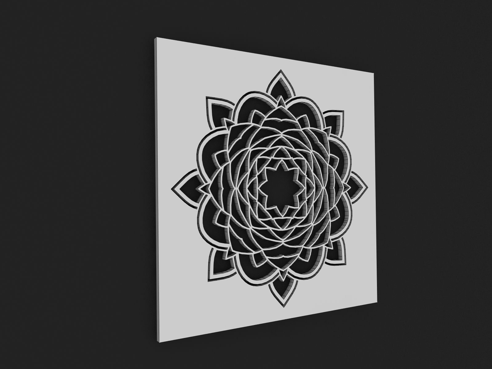 Mandala 3D model | CGTrader