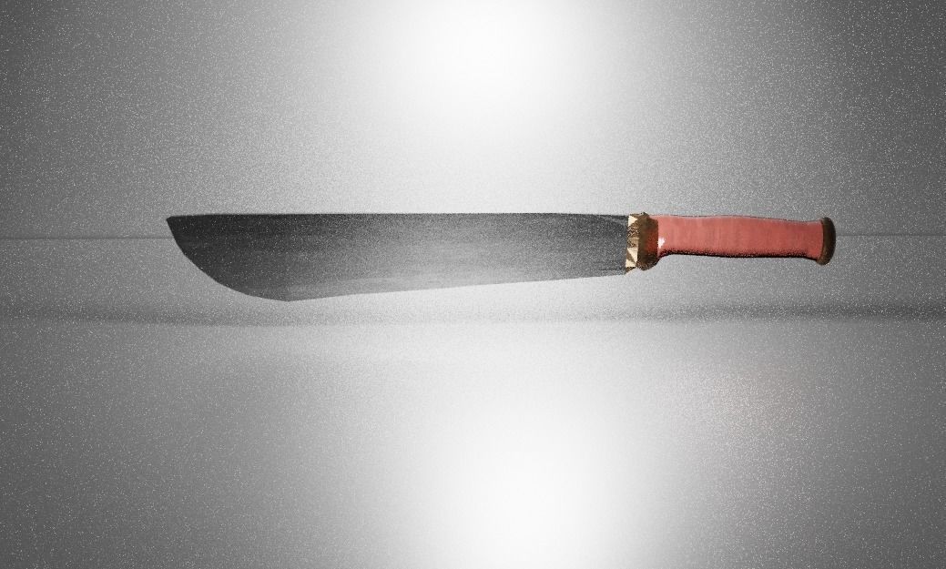 3D model Low polly Knife Jungle Machete VR / AR / low-poly | CGTrader