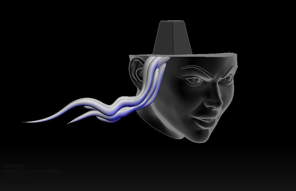 X-men Rogue 3D model 3D printable | CGTrader