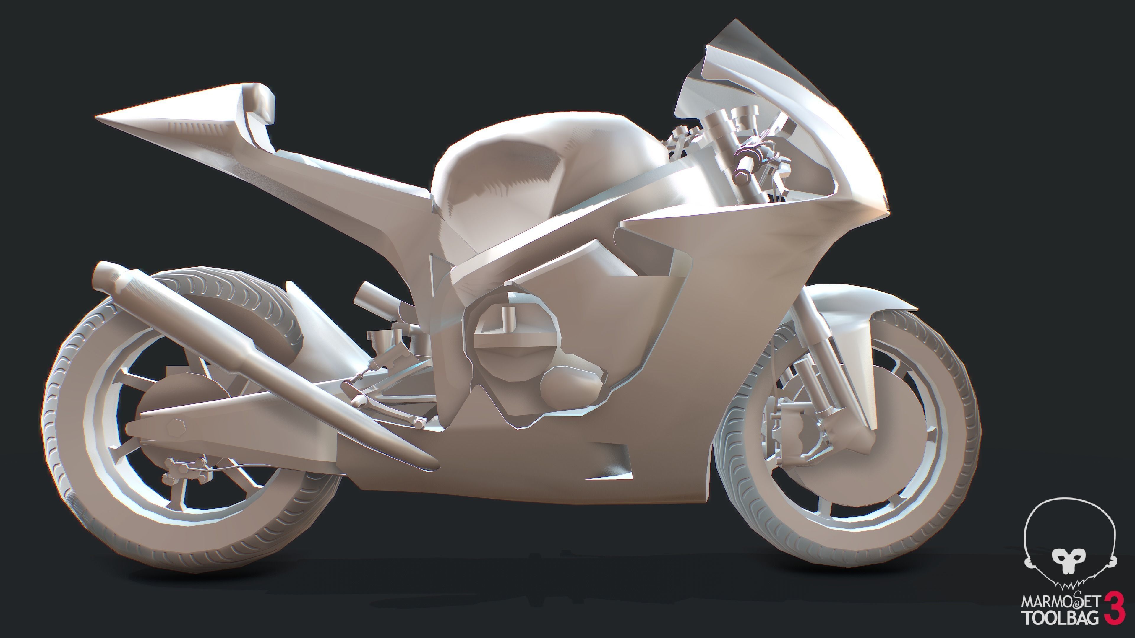 3D model Bike Racing FTR600 VR / AR / low-poly | CGTrader