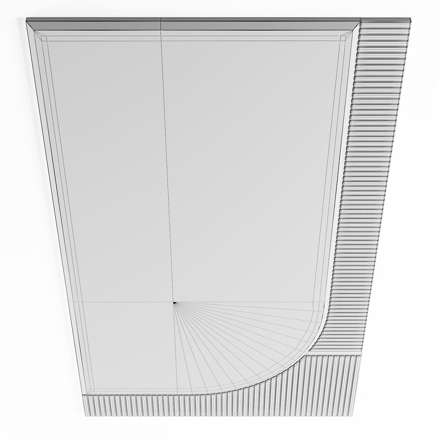 Turri ECLIPSE Rectangular mirror 3D model | CGTrader