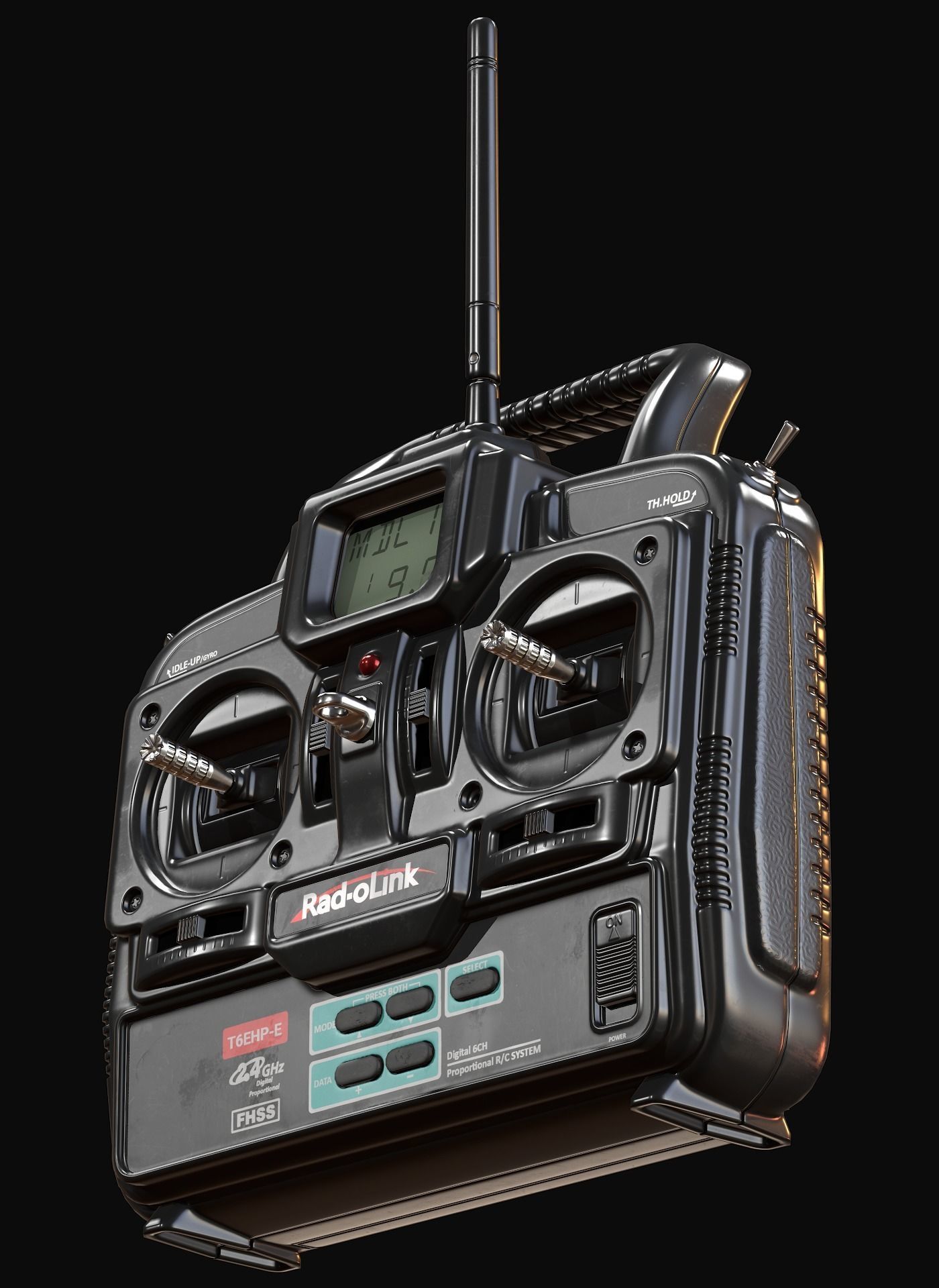 3D model RC Controller VR / AR / low-poly | CGTrader