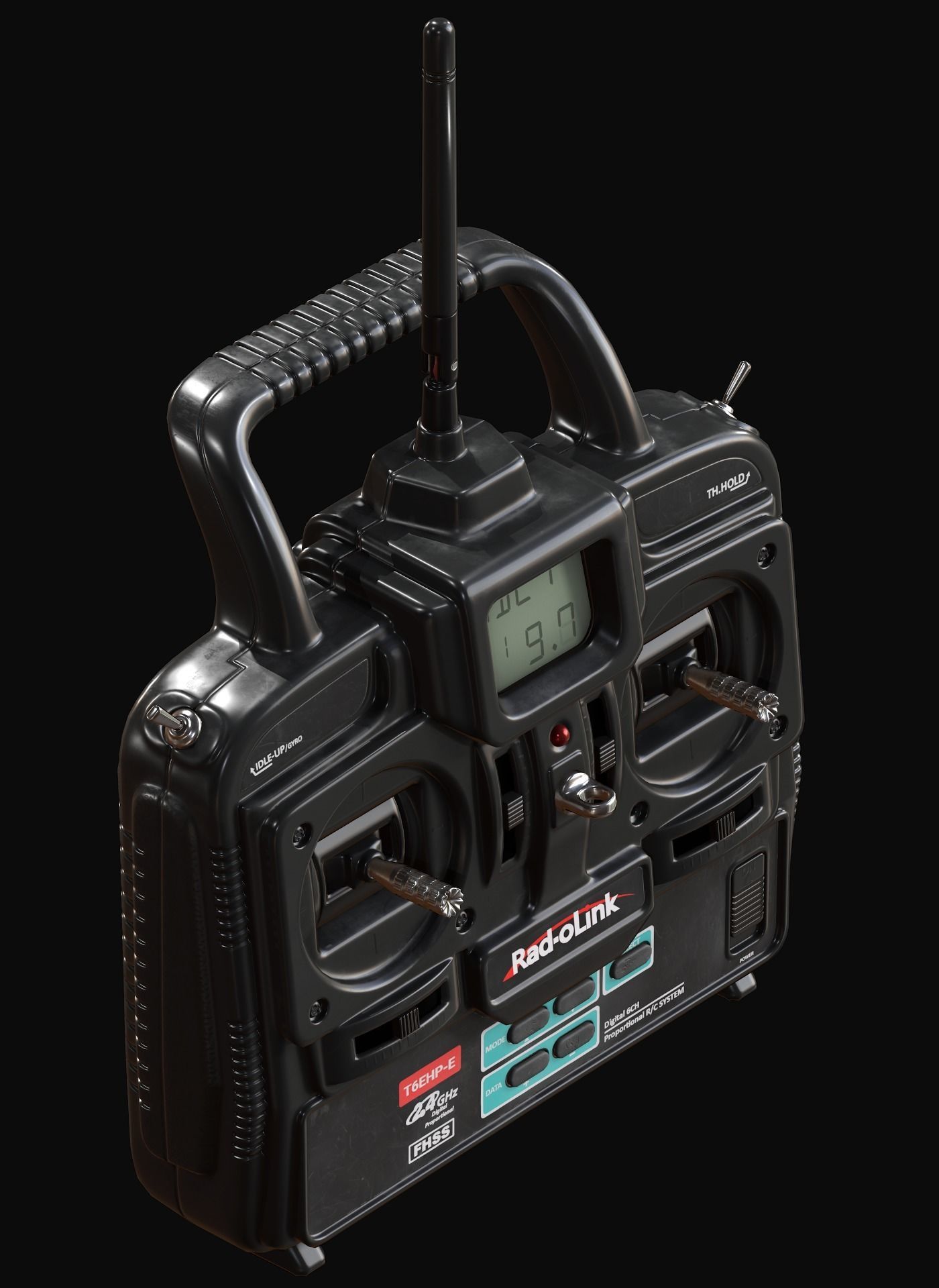 3D model RC Controller VR / AR / low-poly | CGTrader