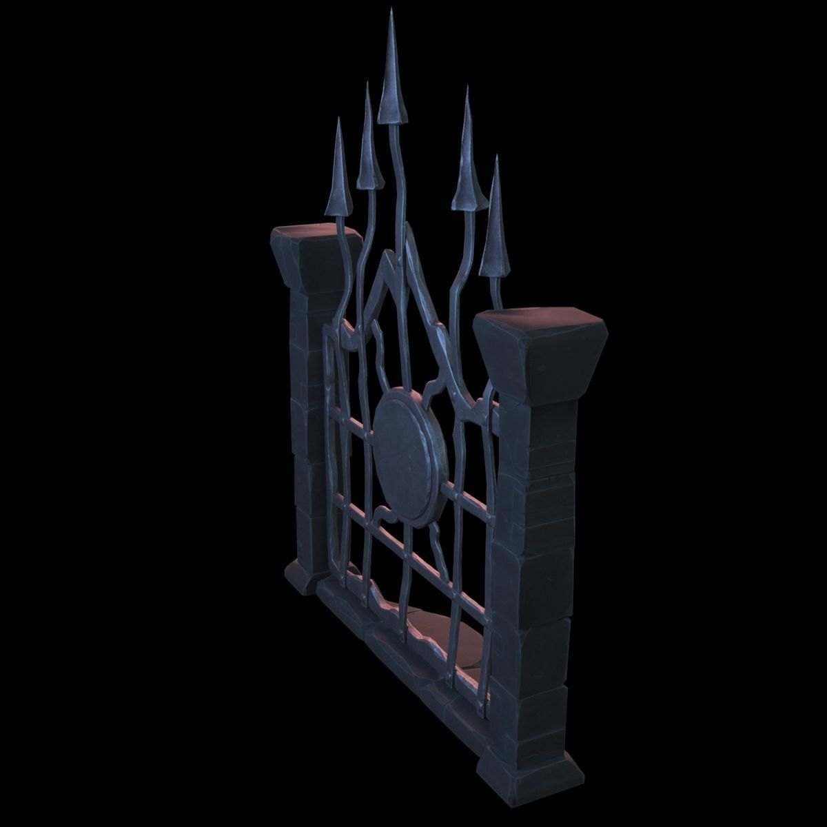 Fantasy gate 3D model | CGTrader